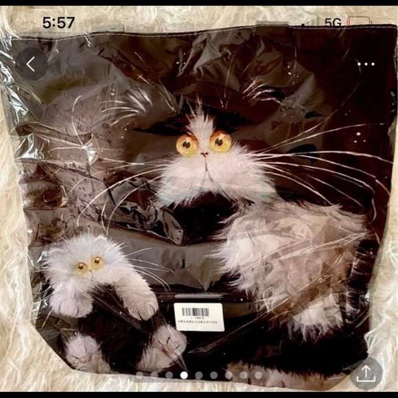 Bags | Cat Lady Swag Bag Kitty Cat Shopping Tote Bag | Poshmark